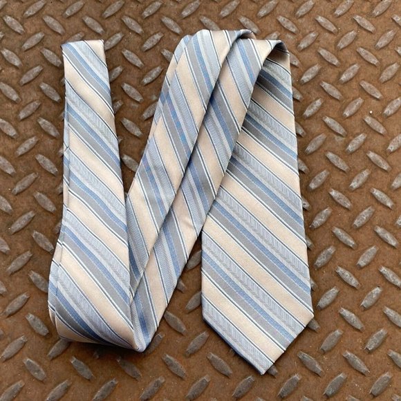 George | Accessories | George Men Tie Multi Color Striped Nectie ...